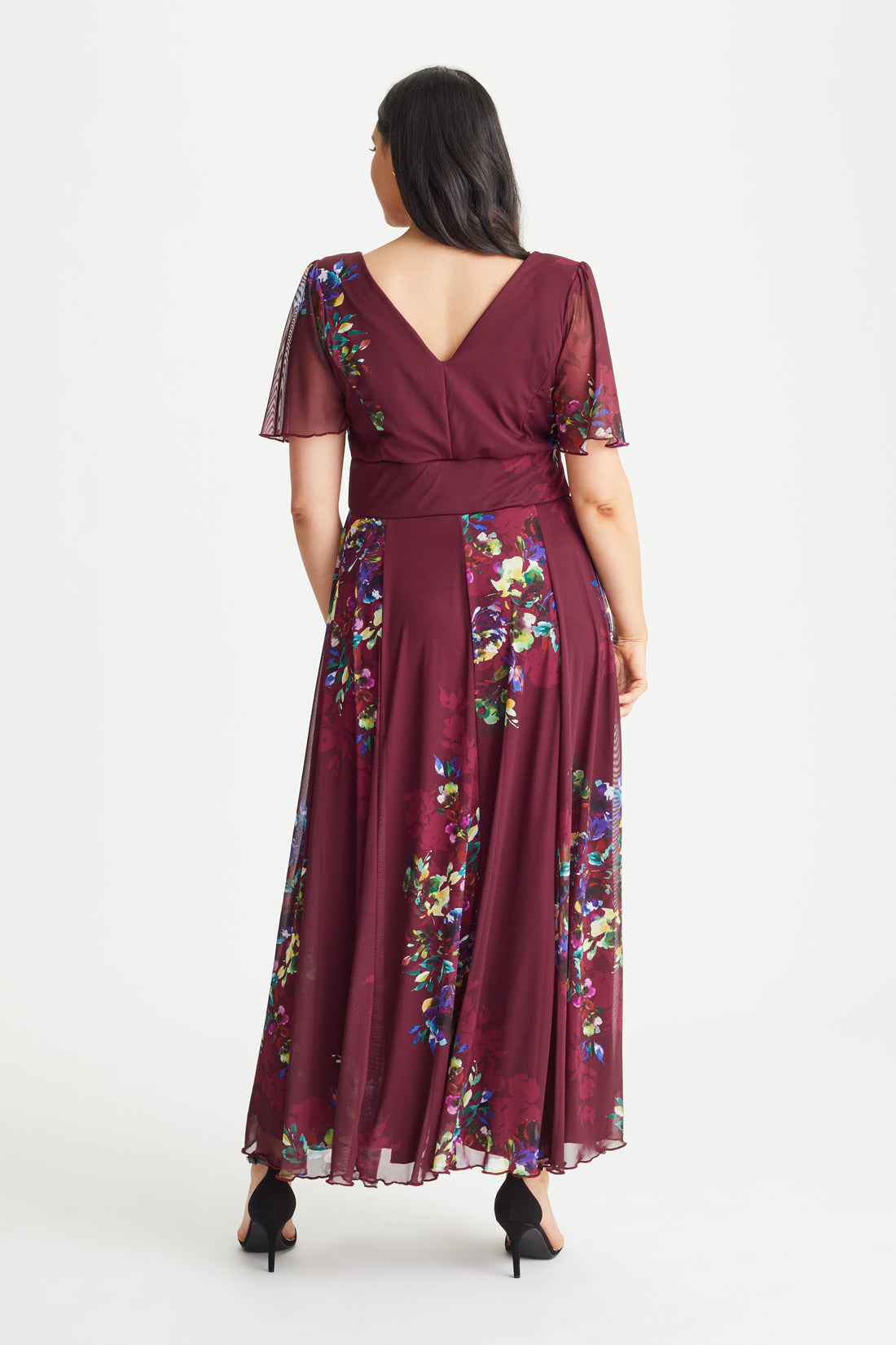 Isabelle Deep Magenta Float Sleeve Maxi Dress – Scarlett & Jo