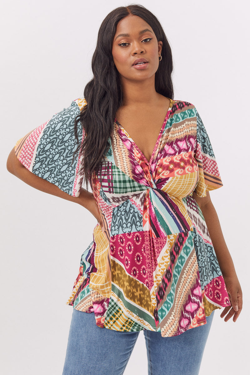 Lizzie Knot Front Tunic – Scarlett & Jo